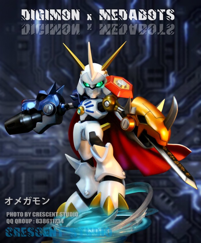 Statue Crescent Studios Digimon X Medabots Royal Knight 001 – Omegamon ...