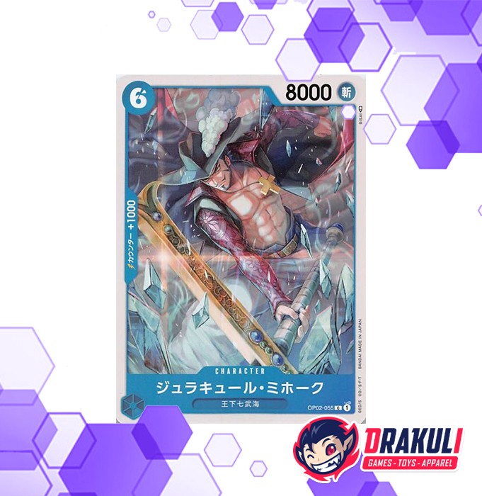 One Piece Card Game – Dracule Mihawk OP02-055 C – Drakuli