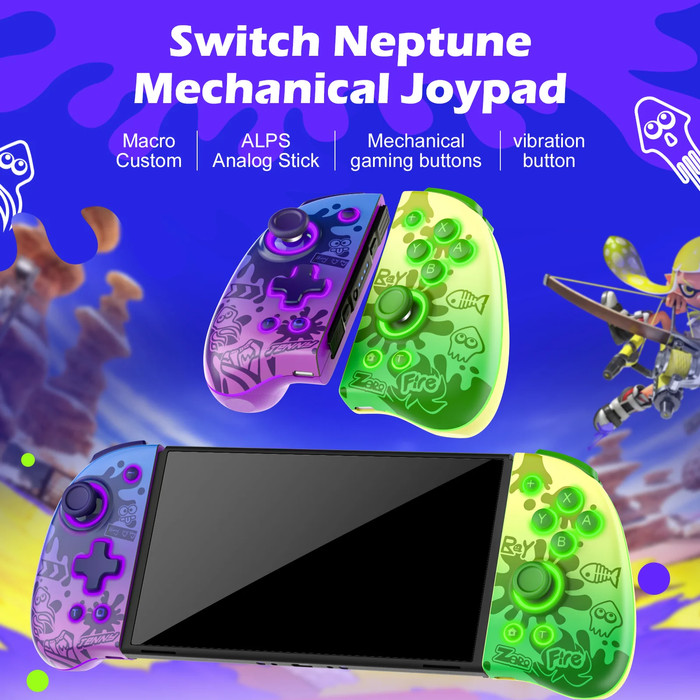 Switch Iine Elite Plus Joypad / Neptune Mechanical – Splatoon 3 Ed ...