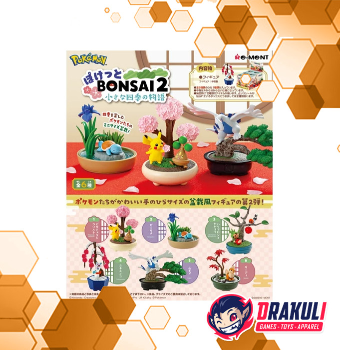 Toys Re-Ment Pokemon Pocket Bonsai 2 (Set of 6) – Drakuli
