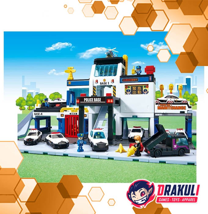 Toys Tomica World Town DX Police Base – Drakuli