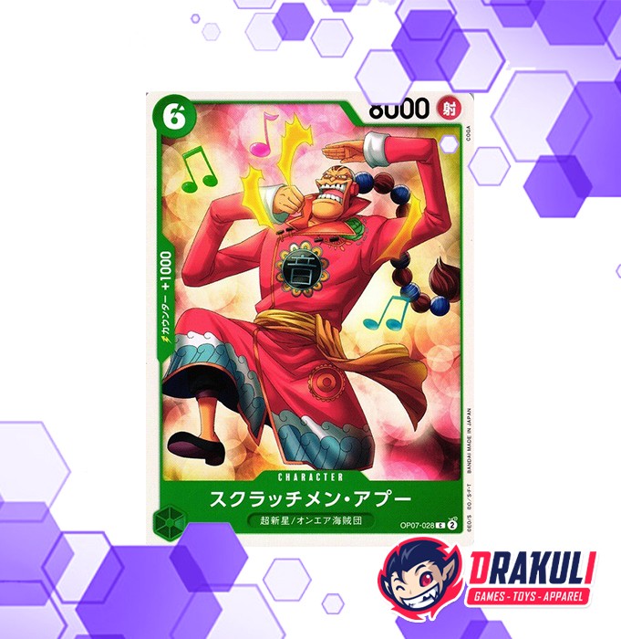 One Piece Card Game – Apoo Scratchmen OP07-028 C – Drakuli