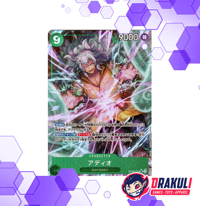 One Piece Card Game – Adio Suerte (Parallel) OP09-023 P-SR – Drakuli