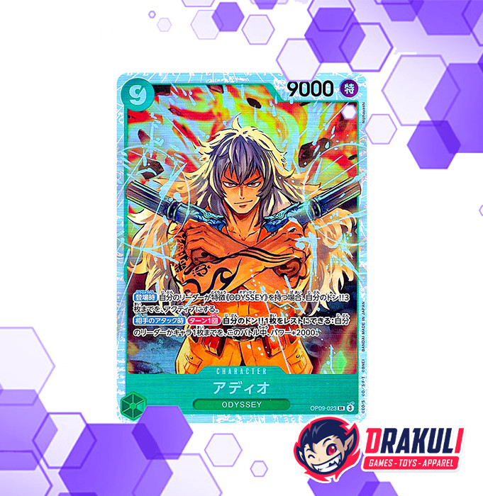 One Piece Card Game – Adio Suerte OP09-023 SR – Drakuli